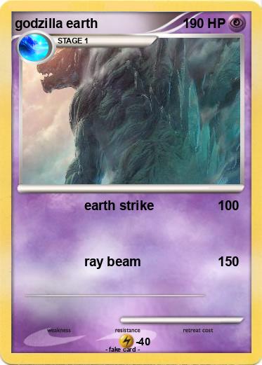 Pokémon godzilla earth 30 30 - earth strike - My Pokemon Card