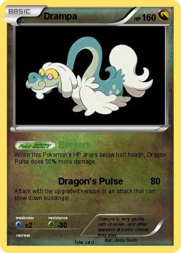 Pokémon Drampa - Berserk - My Pokemon Card