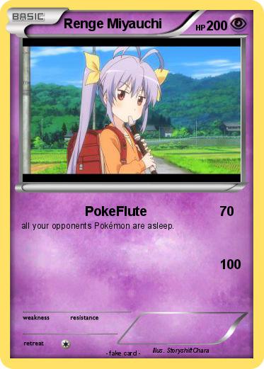 Pokémon Renge Miyauchi - PokeFlute - My Pokemon Card