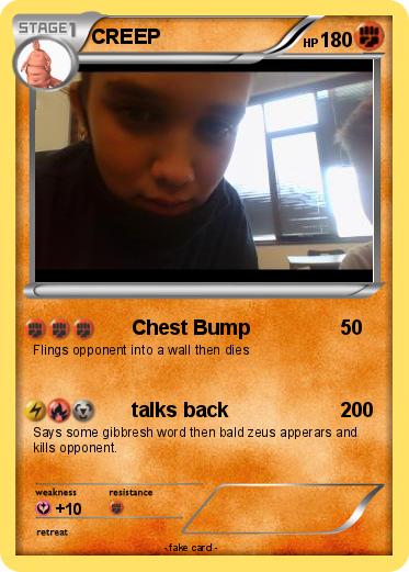 Pokémon CREEP 131 131 - Chest Bump - My Pokemon Card