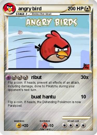 Pokémon angry bird 209 209 - ribut - My Pokemon Card