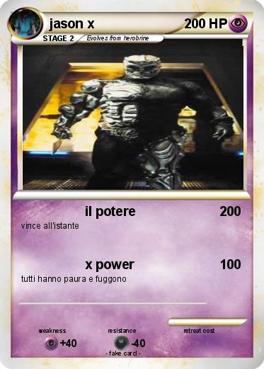 Pokémon jason x 28 28 - il potere - My Pokemon Card
