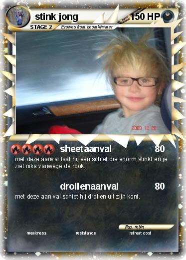 Pokémon stink jong 1 1 - sheetaanval - My Pokemon Card