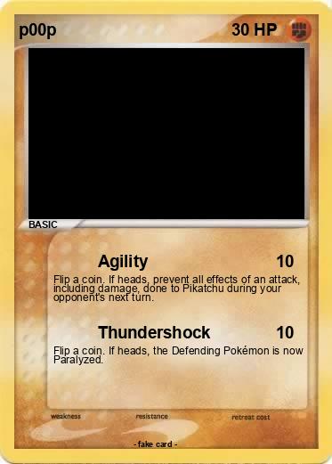 Pokémon p00p 3 3 - Agility - My Pokemon Card
