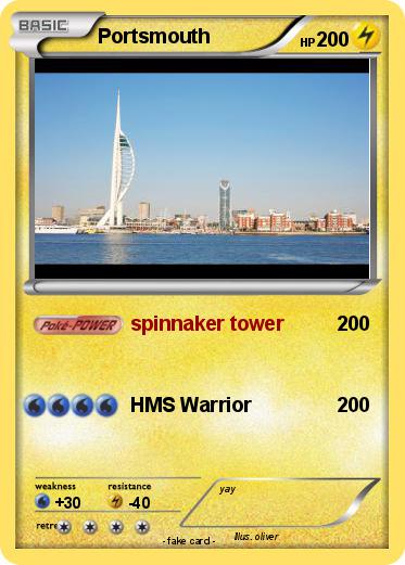 Pokémon Portsmouth 1 1 - spinnaker tower - My Pokemon Card