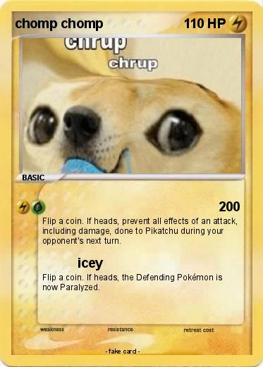 Pokémon chomp chomp 7 7 - icey - My Pokemon Card