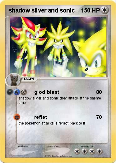 Pokémon shadow silver and sonic - glod blast - My Pokemon Card