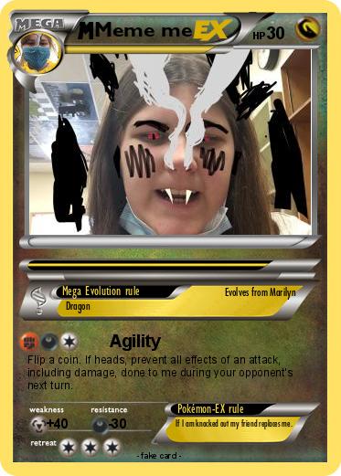 Pokémon Meme me - Agility - My Pokemon Card