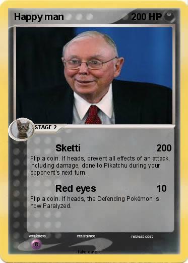 Pokémon Happy man 13 13 - Sketti - My Pokemon Card