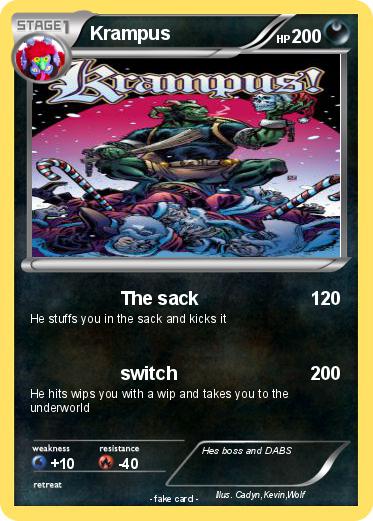 Pokémon Krampus 10 10 - The sack - My Pokemon Card