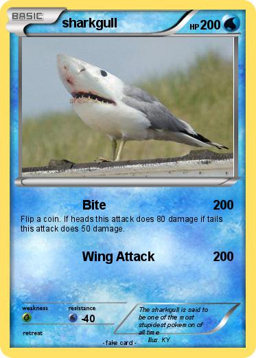 Pokémon sharkgull - Bite - My Pokemon Card