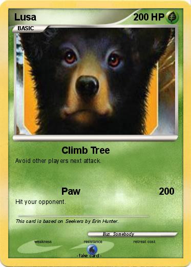 Pokémon Lusa 3 3 - Climb Tree - My Pokemon Card