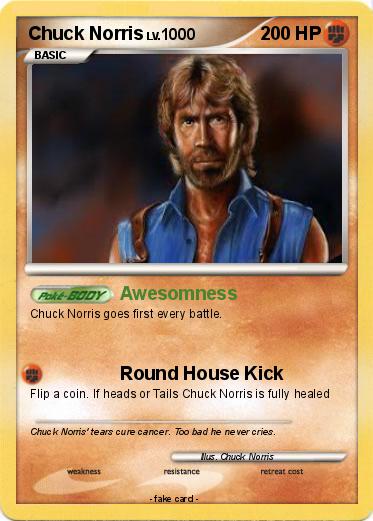 Pokémon Chuck Norris 2960 2960 - Awesomness - My Pokemon Card