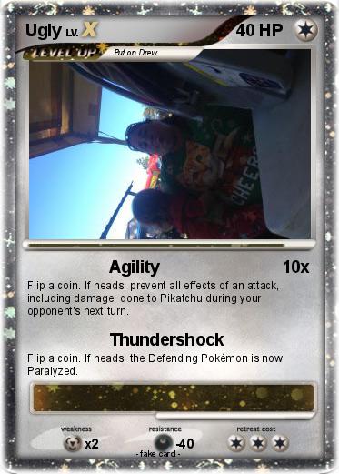 Pokémon Ugly 892 892 - Agility - My Pokemon Card