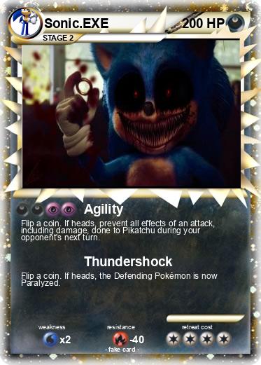 Pokémon Sonic EXE 589 589 - Agility - My Pokemon Card