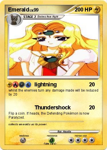 Pokémon Emerald 27 27 - lightning - My Pokemon Card