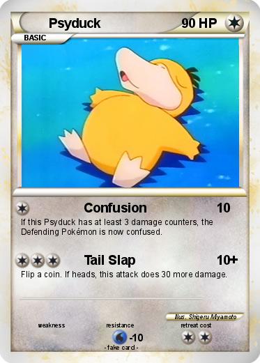 Pokémon Psyduck 134 134 - Confusion - My Pokemon Card