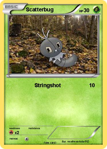 Pokémon Scatterbug 18 18 - Stringshot - My Pokemon Card