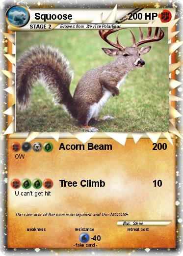 Pokémon Squoose - Acorn Beam - My Pokemon Card