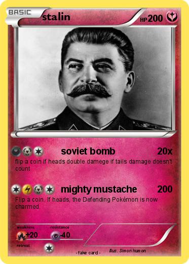 Pokémon stalin 165 165 - soviet bomb - My Pokemon Card