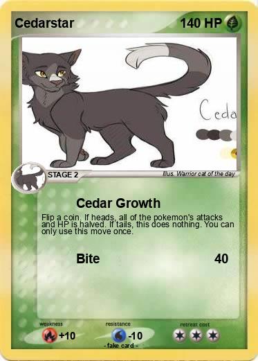 Pokémon Cedarstar - Cedar Growth - My Pokemon Card