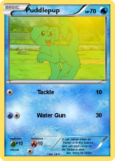 Pokémon Puddlepup - Tackle - My Pokemon Card