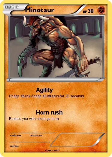 Pokémon Minotaur 169 169 - Agility - My Pokemon Card