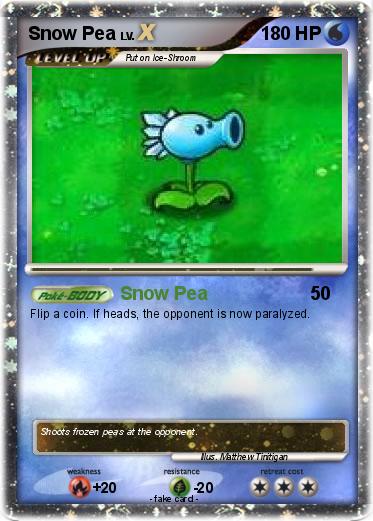 Pokémon Snow Pea 11 11 - Snow Pea - My Pokemon Card