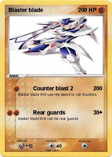 Pokémon Blaster blade 13 13 - Counter blast 2 - My Pokemon Card