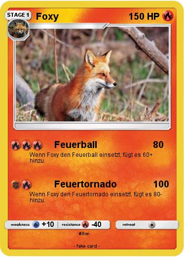 Pokémon Foxy 2495 2495 - Feuerball - My Pokemon Card