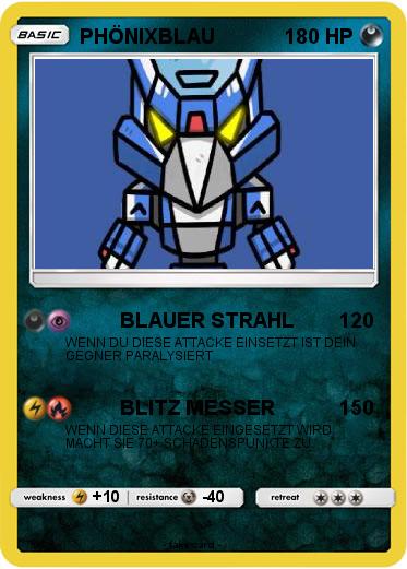 Pokémon PHONIXBLAU - BLAUER STRAHL - My Pokemon Card