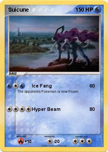 Pokémon Suicune 215 215 - Ice Fang - My Pokemon Card