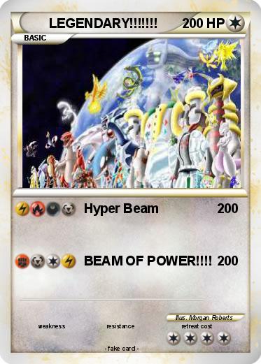 Pokémon LEGENDARY 933 933 - Hyper Beam - My Pokemon Card
