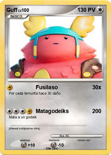 Pokémon Guff 9 9 - Fusilaso - Mi carta pokémon