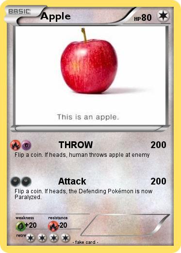 Pokémon Apple 990 990 - THROW - My Pokemon Card