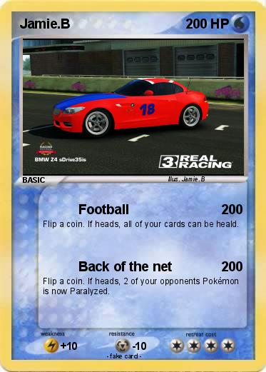 Pokémon Jamie B - Football - My Pokemon Card