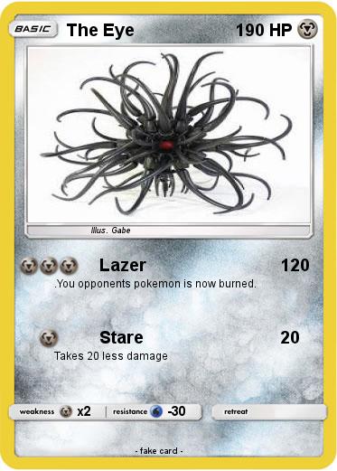 Pokémon The Eye 80 80 - Lazer - My Pokemon Card