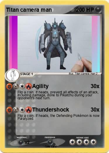 Pokémon Titan camera man 6 6 - Agility - My Pokemon Card