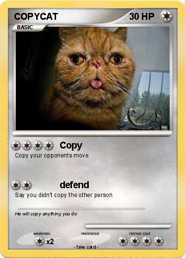 Pokémon COPYCAT 25 25 - Copy - My Pokemon Card
