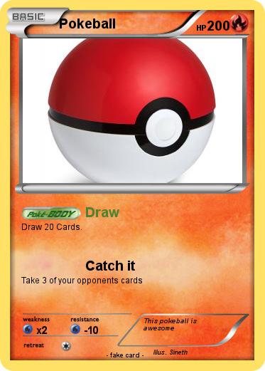 Pokémon Pokeball 593 593 - Draw - My Pokemon Card