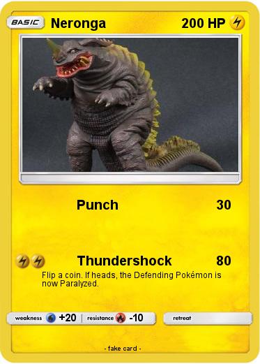 Pokémon Neronga 9 9 - Punch - My Pokemon Card
