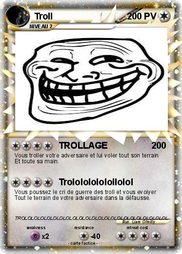 Pokémon Troll 1926 1926 - TROLLAGE - Ma carte Pokémon
