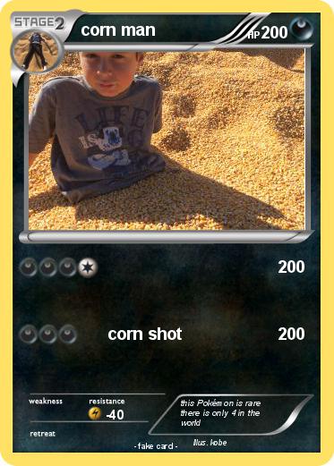 Pokémon corn man 1 1 - corn shot - My Pokemon Card