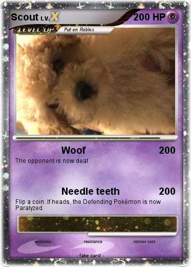 Pokémon Scout 444 444 - Woof - My Pokemon Card