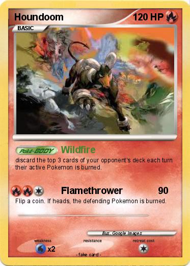 Pokémon Houndoom 189 189 - Wildfire - My Pokemon Card