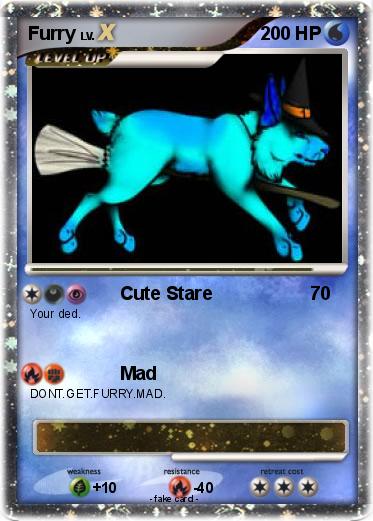 Pokémon Furry 30 30 - Cute Stare - My Pokemon Card