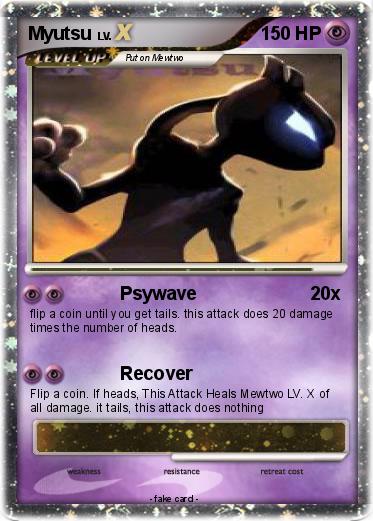 Pokémon Myutsu - Psywave - My Pokemon Card