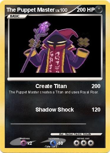 Pokémon The Puppet Master 8 8 - Create Titan - My Pokemon Card