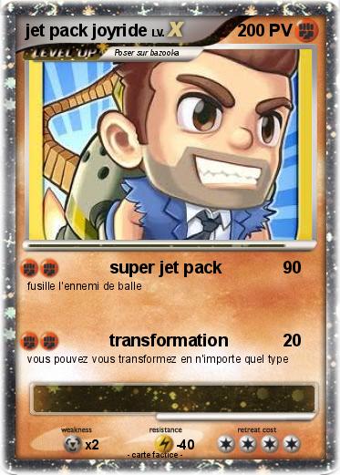 Pokémon jet pack joyride - super jet pack - Ma carte Pokémon