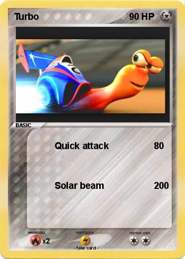 Pokémon Turbo 108 108 - Quick attack - My Pokemon Card